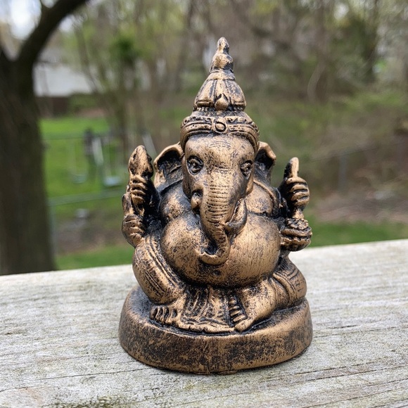 Accents | Bronze Buddha Elephant God Ganesha | Poshmark